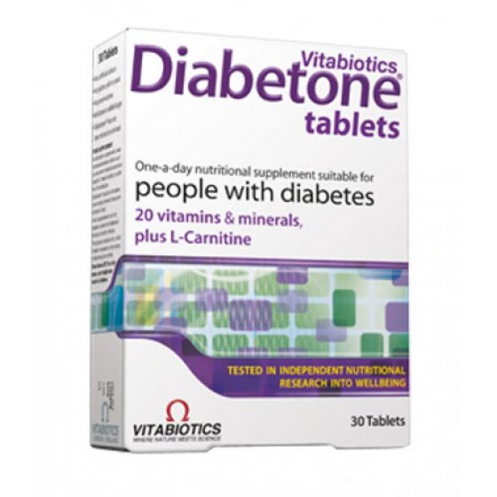 Vitabiotics Diabetone - 30 Tablets - Zoom Health UK