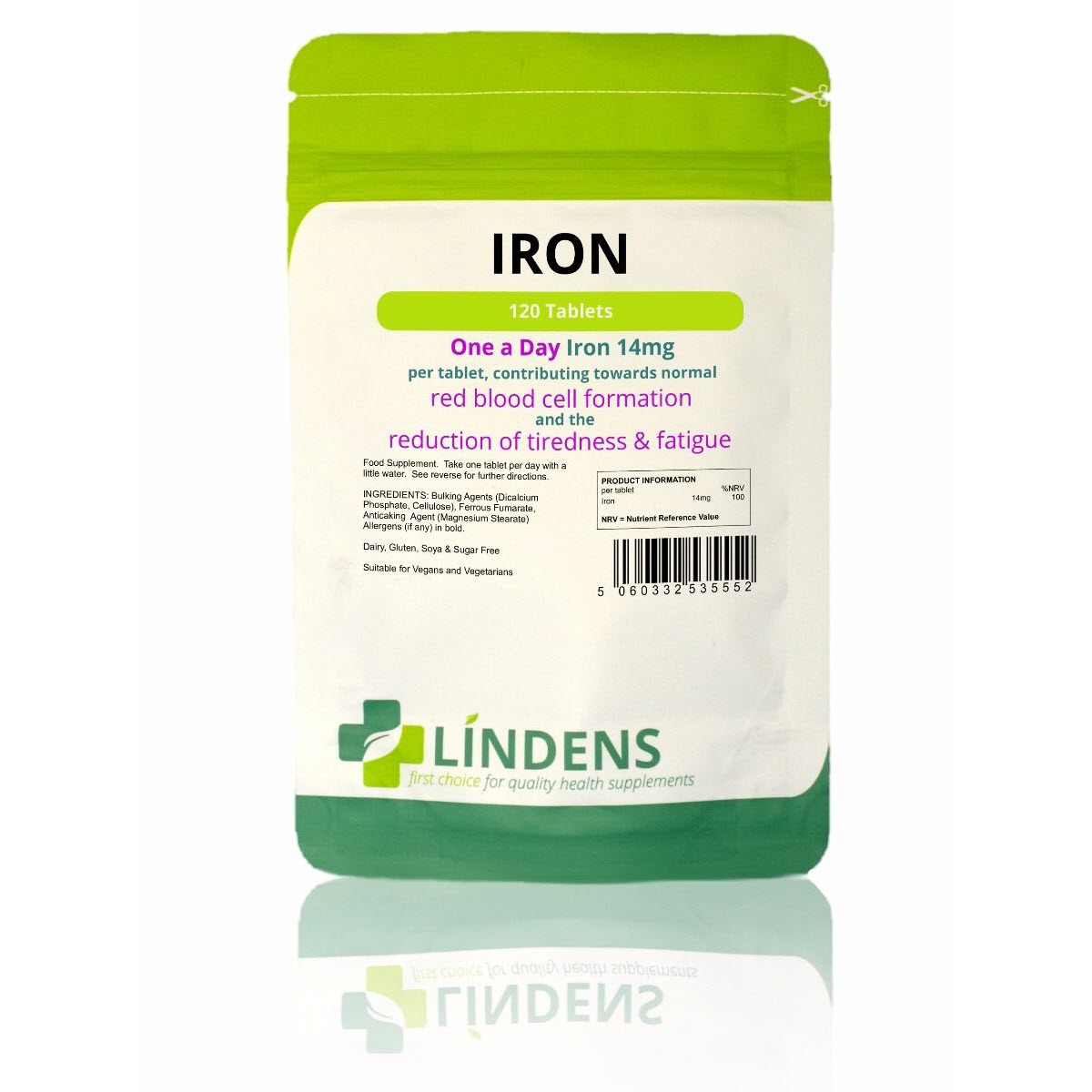 Iron Tablets - 14mg (100 Tablets) - Zoom Health