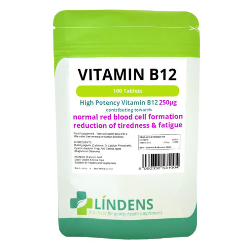 Vitamin B12 250mcg Tablets | Zoom Health