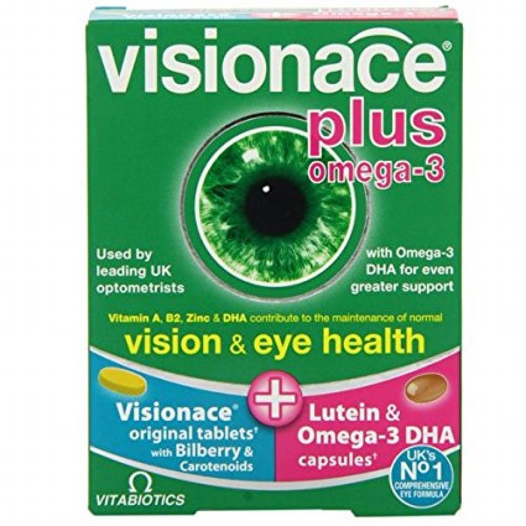 Visionace Plus Omega-3 - 56 Tablets/Capsules | Zoom Health